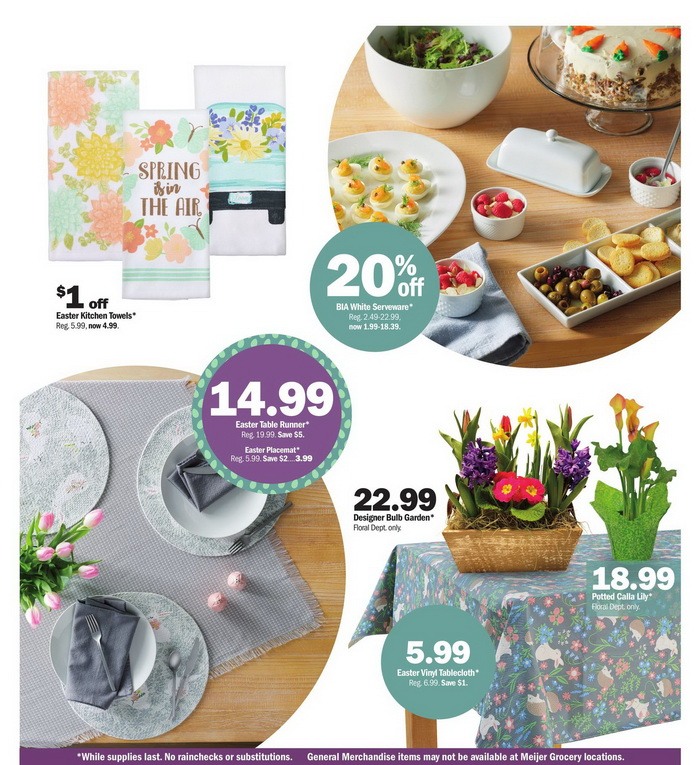 Meijer Easter Ad Mar 17 – Mar 23, 2024