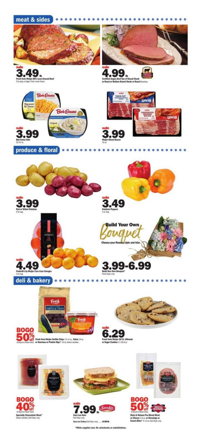 Meijer Weekly Ad Mar 17 – Mar 23, 2024 (Easter Promotion Included)
