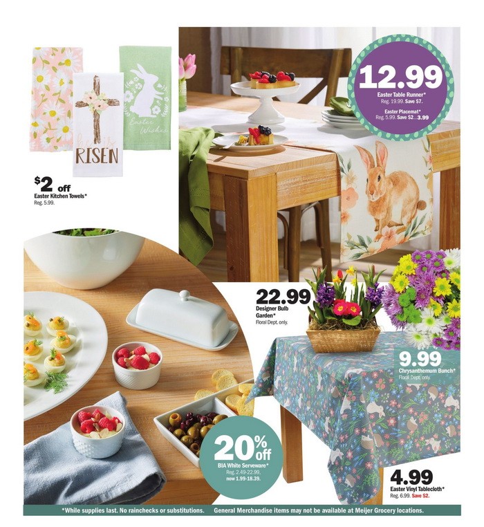 Meijer Easter Ad Mar 24 – Mar 31, 2024
