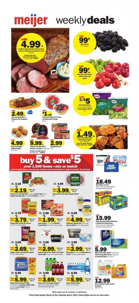 Meijer Weekly Ad Mar 31 – Apr 06, 2024