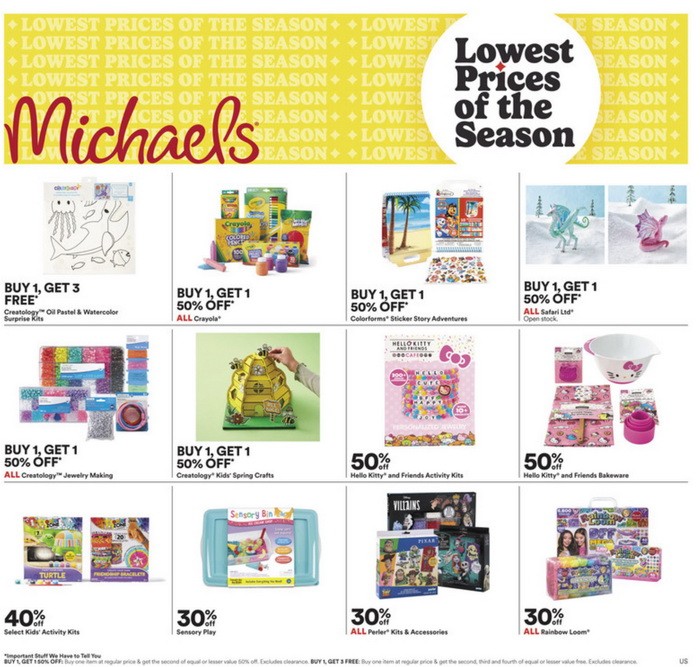 Michaels Weekly Ad Mar 15 – Mar 24, 2024 (Easter Promotion Included)