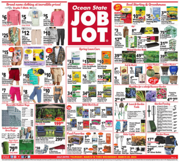 Ocean State Job Lot Weekly Ad Mar 14 – Mar 20, 2024