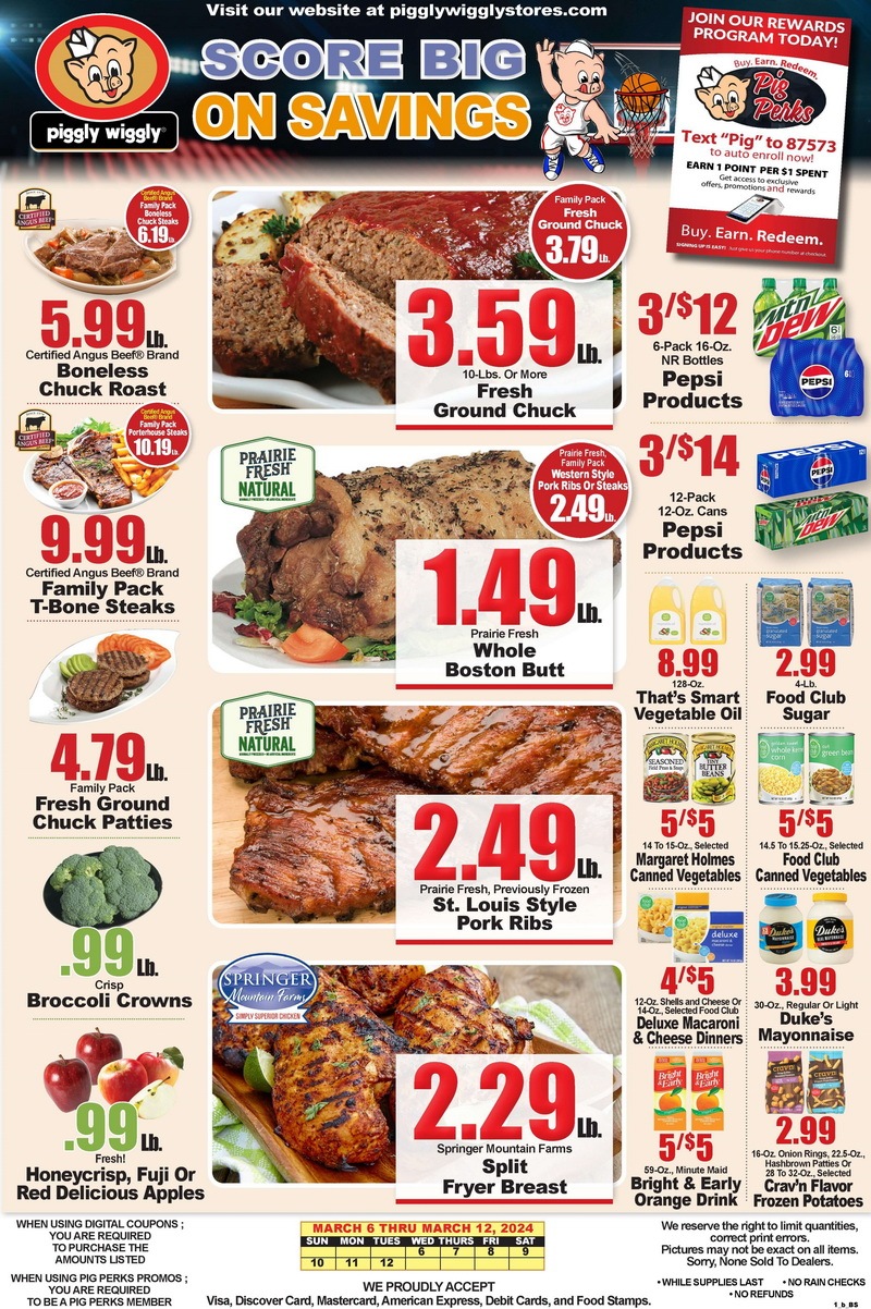 Piggly Wiggly Weekly Ad Mar 06 – Mar 12, 2024