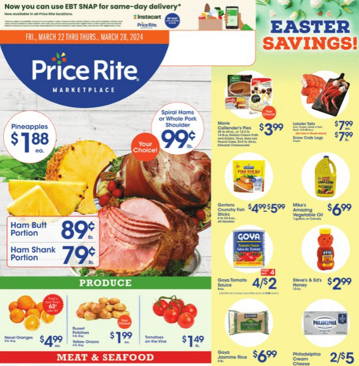 Price Rite Weekly Ad Mar 22 – Mar 28, 2024