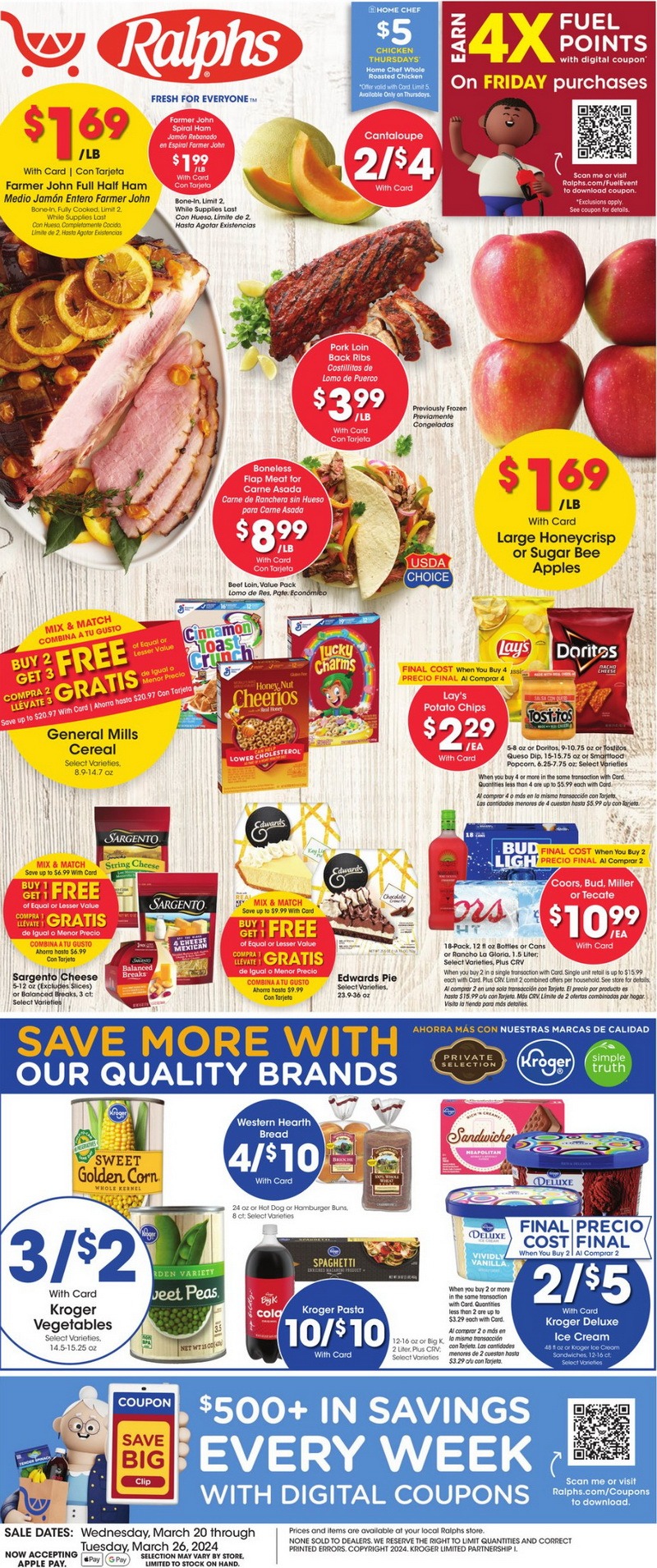 Ralphs Weekly Ad Mar 20 – Mar 26, 2024 (Easter Promotion Included)
