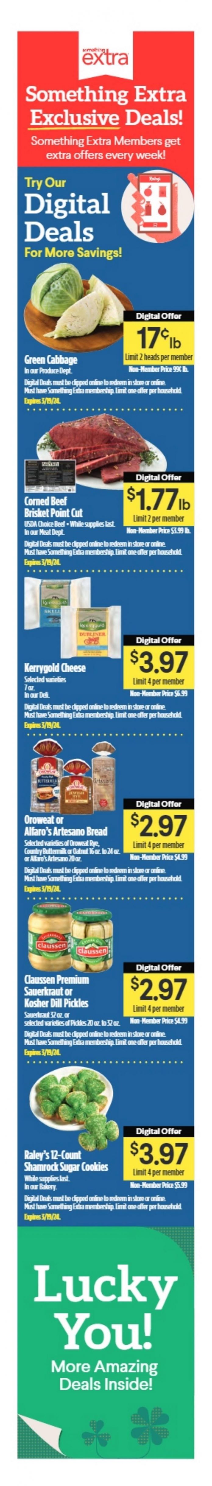 Raley's Weekly Ad Mar 13 – Mar 19, 2024 (St. Patrick's Day Promotion ...