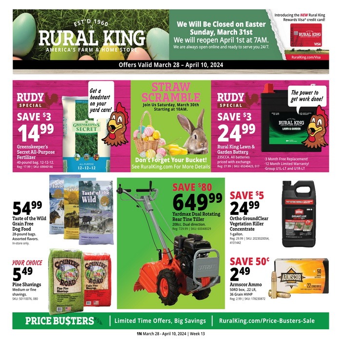 Rural King Weekly Ad Mar 28 – Apr 10, 2024