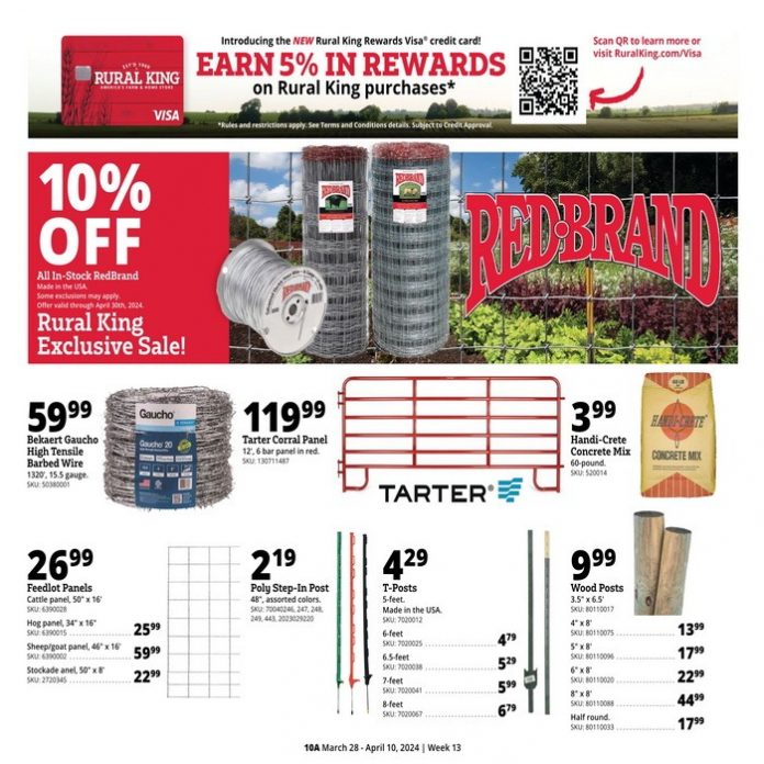 Rural King Weekly Ad Mar 28 – Apr 10, 2024