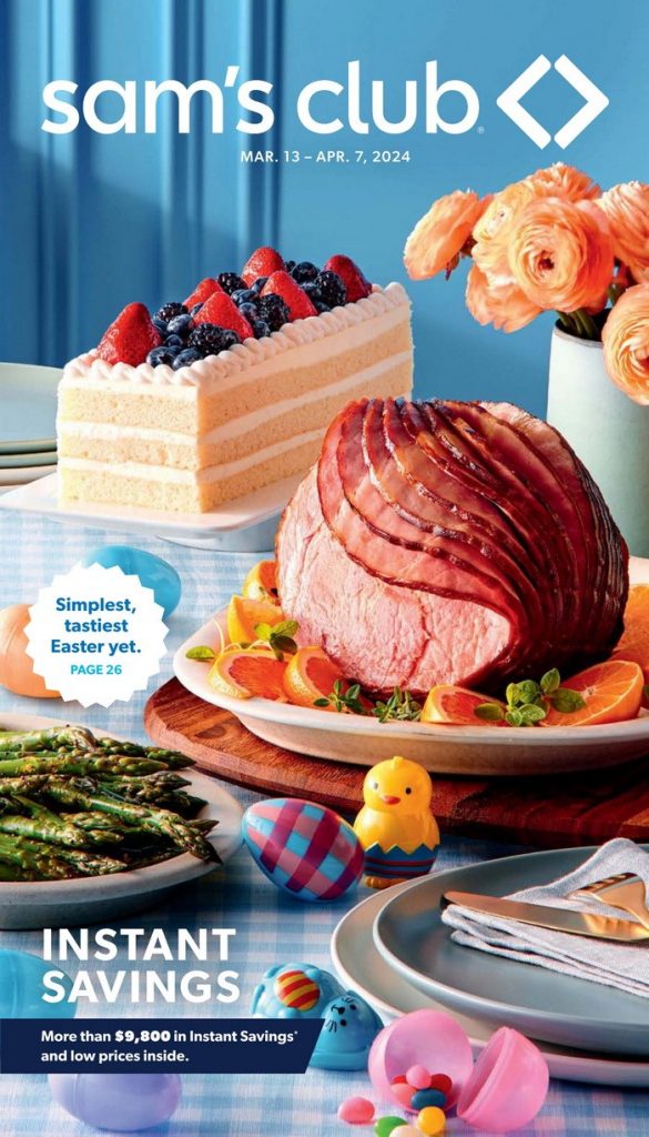 Sam's Club Instant Savings Ad Mar 13 – Apr 07, 2024 (Easter Promotion ...