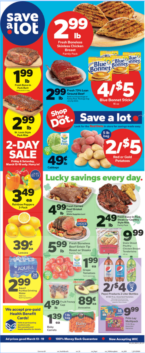 Save A Lot Weekly Ad Mar 13 – Mar 19, 2024