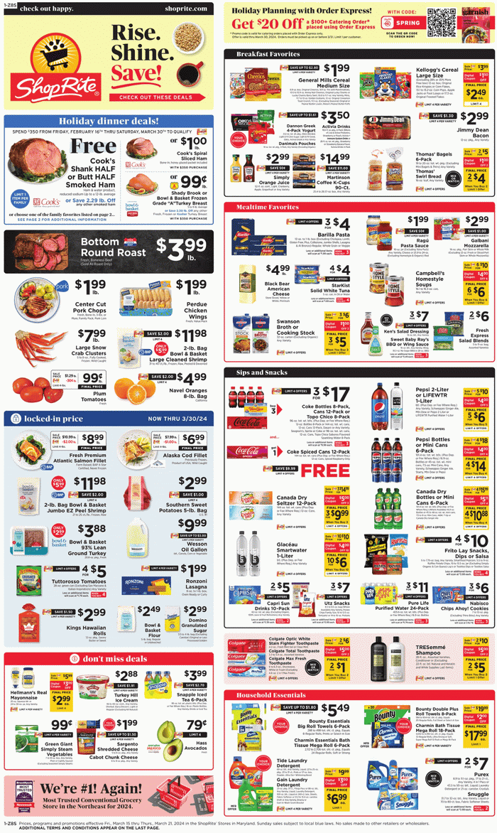 ShopRite Weekly Ad Mar 15 – Mar 21, 2024 (Easter & St. Patrick's Day ...