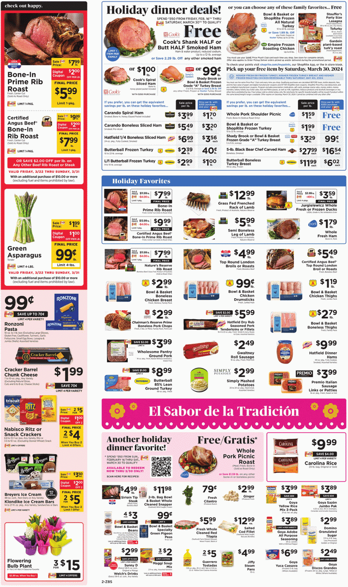 ShopRite Weekly Ad Mar 22 – Mar 28, 2024 (Easter Promotion Included)
