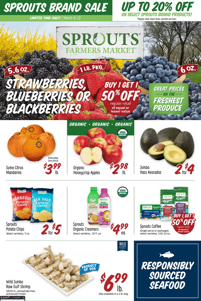 Sprouts Weekly Ad Mar 06 – Mar 12, 2024