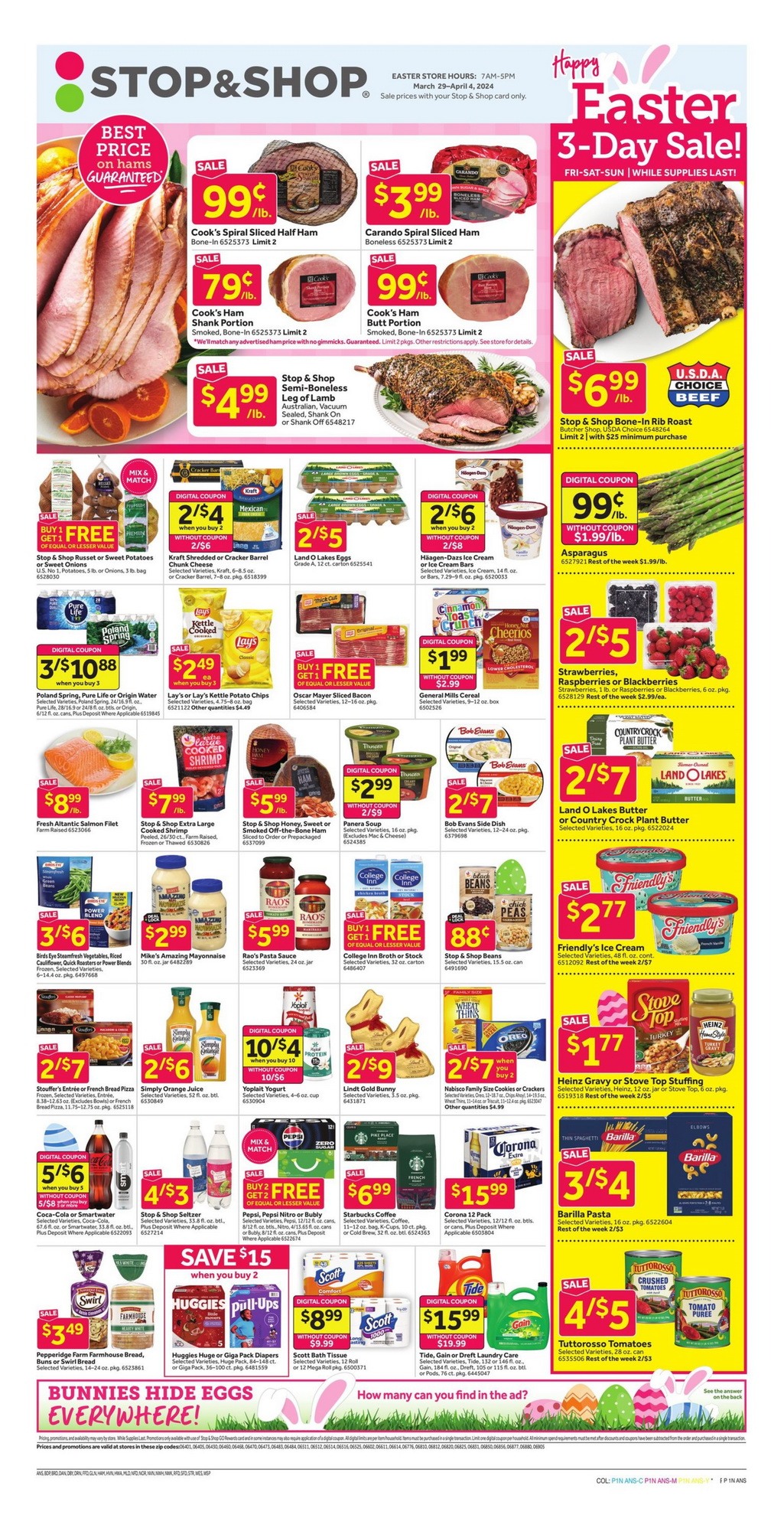 Stop & Shop Weekly Ad Mar 29 – Apr 04, 2024 (Easter Promotion Included)