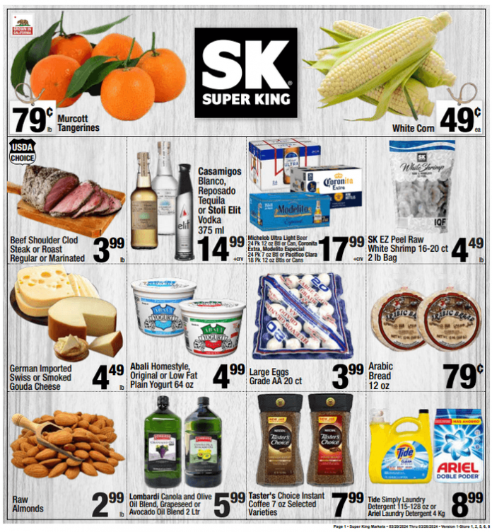 Super King Weekly Ad Mar 20 – Mar 26, 2024