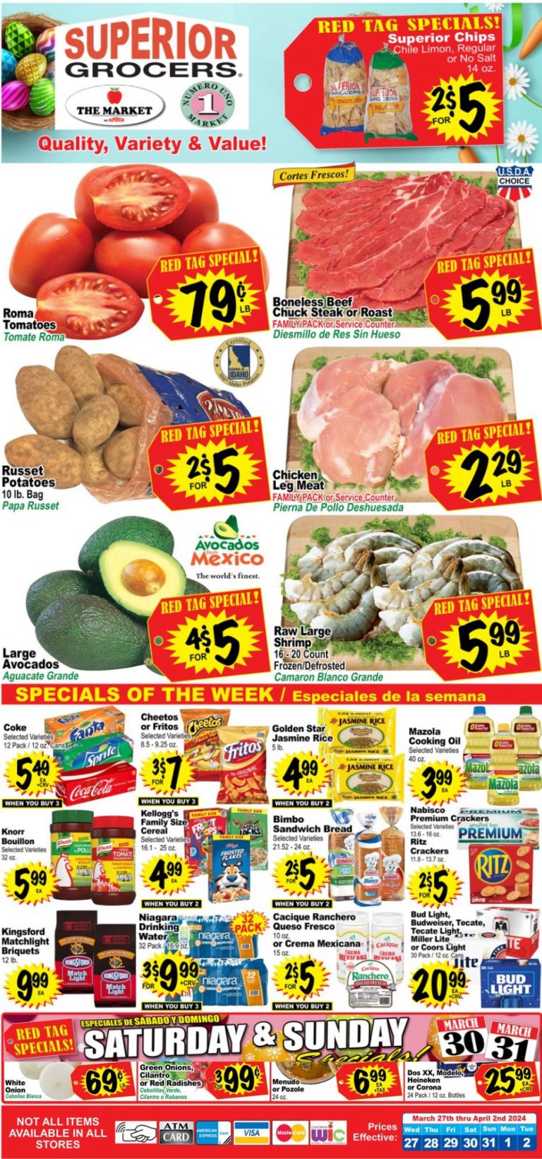 Superior Grocers Weekly Ad Mar 27 – Apr 02, 2024 (Easter Promotion ...