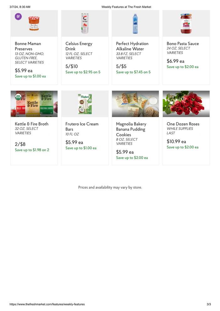 The Fresh Market Weekly Ad Mar 06 – Mar 12, 2024