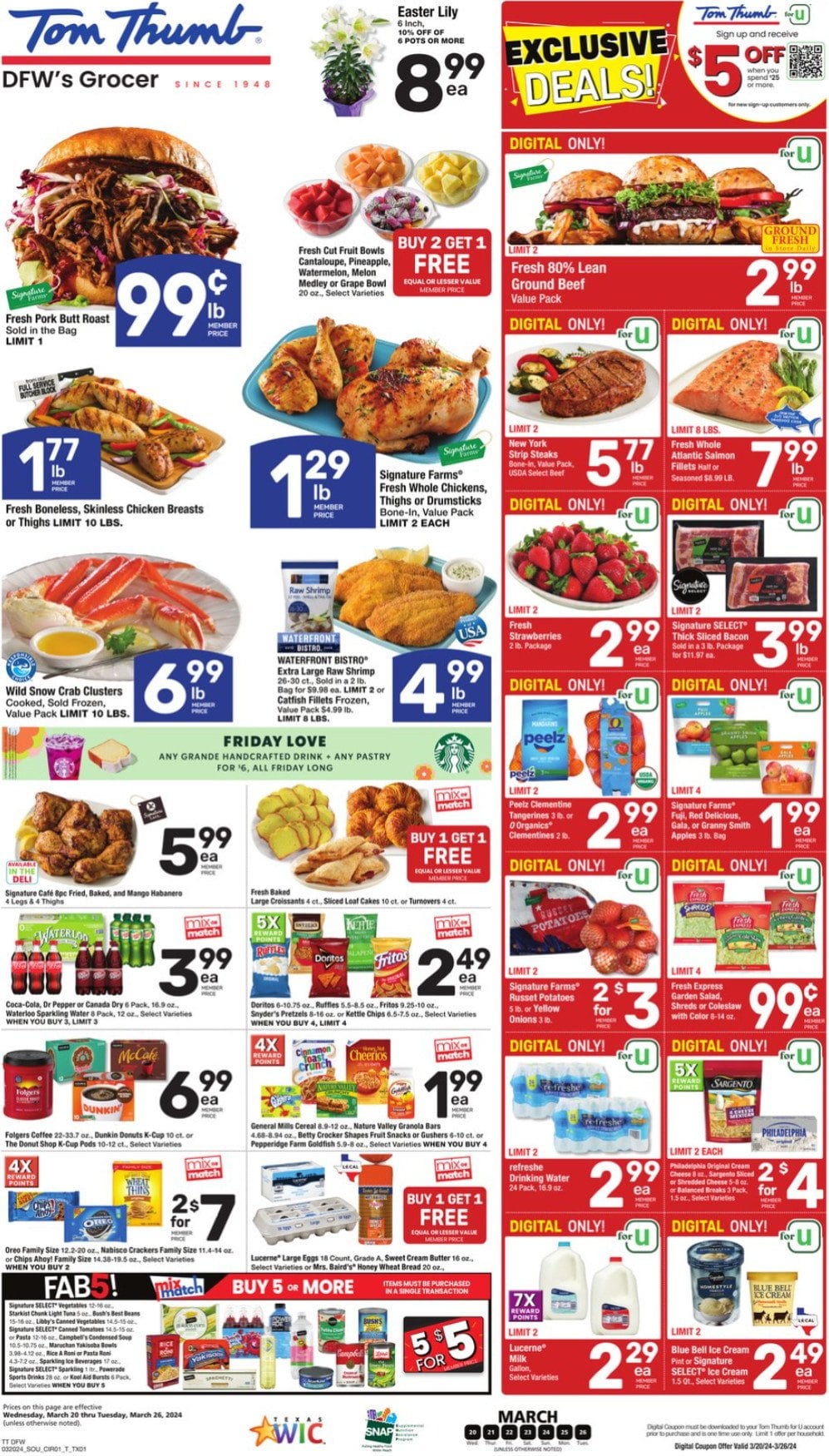 Tom Thumb Weekly Ad Mar 20 – Mar 26, 2024