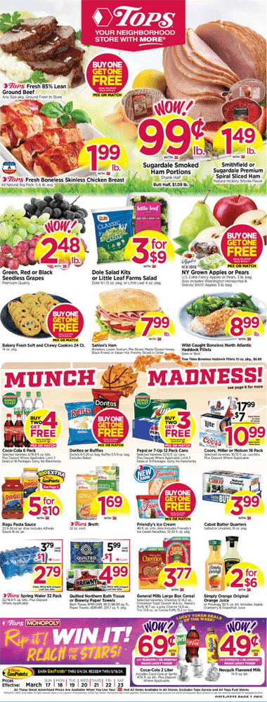 Tops Weekly Ad Mar 17 – Mar 23, 2024