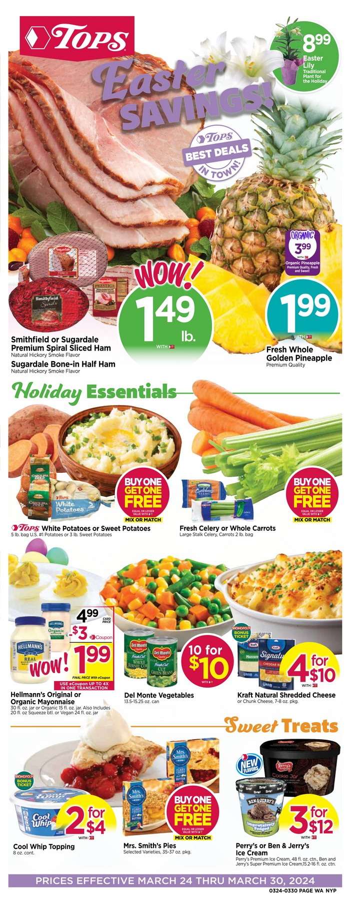Tops Weekly Ad Mar 24 – Mar 30, 2024 (Easter Promotion Included)