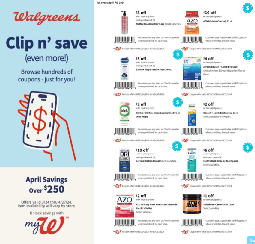 Walgreens Monthly Coupon Ad Mar 24 – Apr 27, 2023