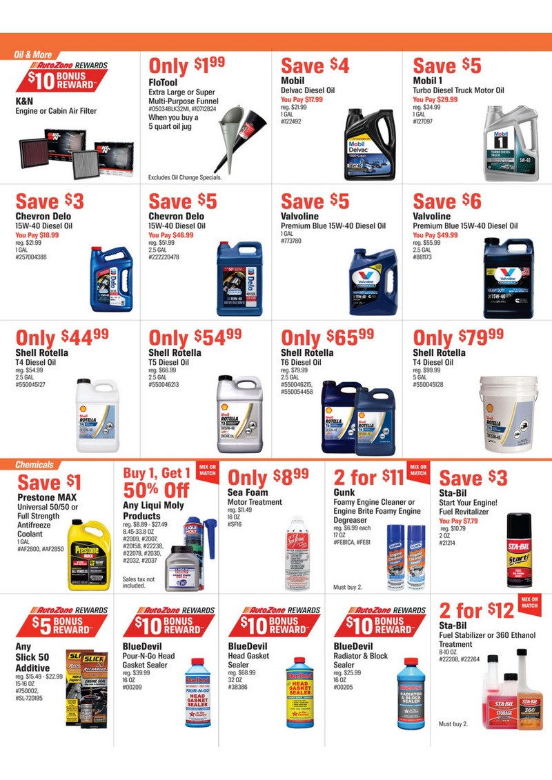 AutoZone Monthly Ad Apr 30 – May 27, 2024