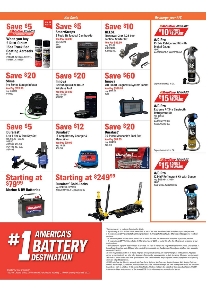 AutoZone Monthly Ad Apr 30 – May 27, 2024
