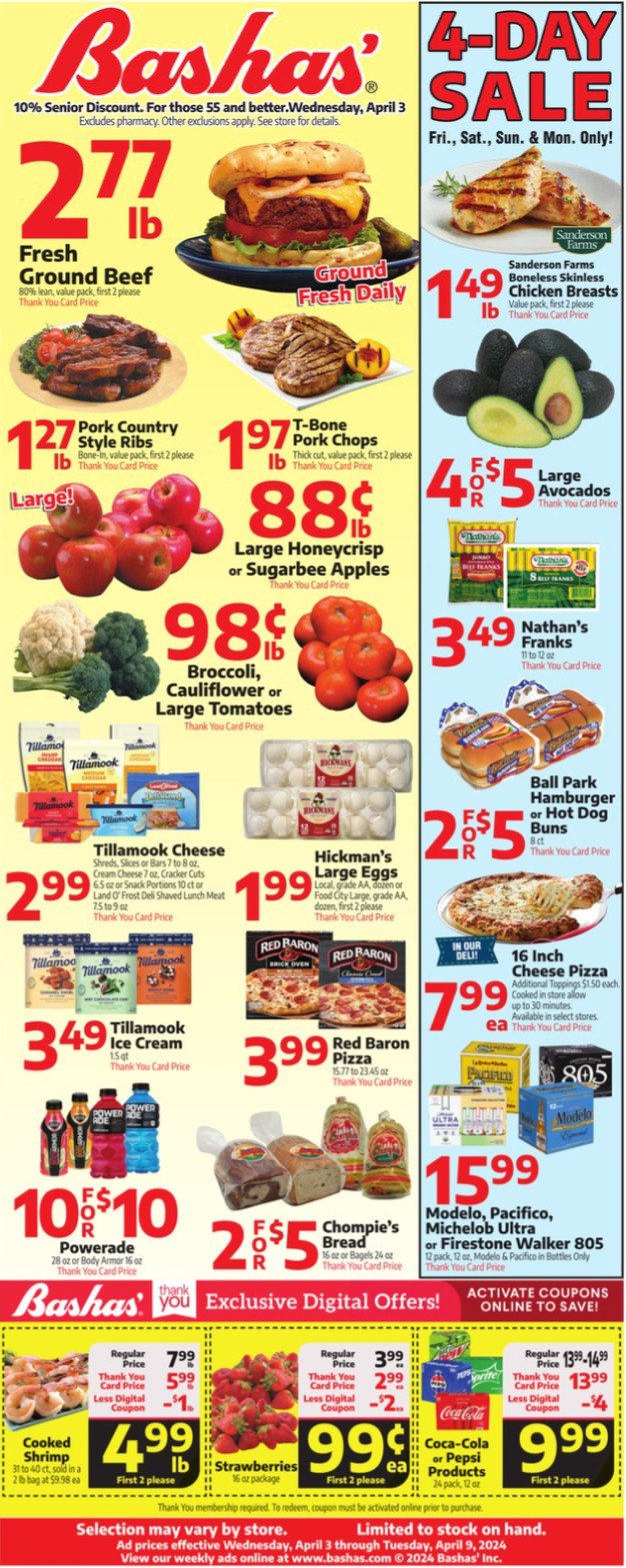 Bashas Weekly Ad Apr 03 – Apr 09, 2024
