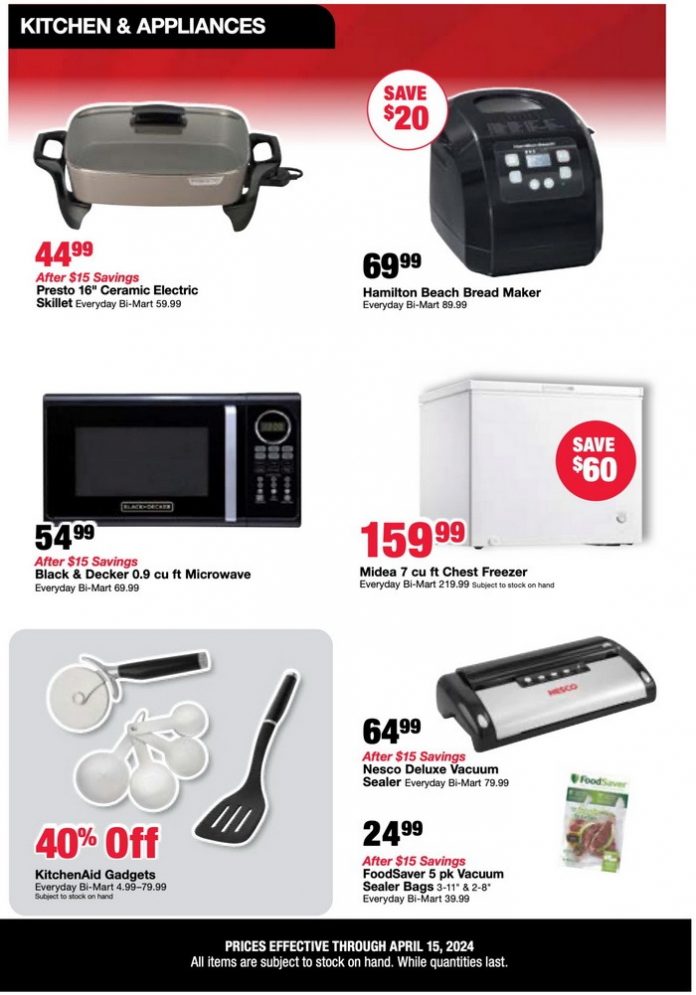 Bi-Mart Weekly Ad Apr 09 – Apr 15, 2024