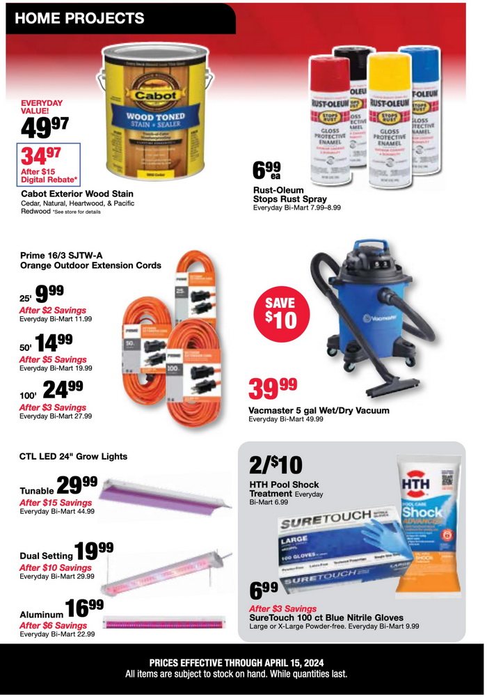 Bi-Mart Weekly Ad Apr 09 – Apr 15, 2024