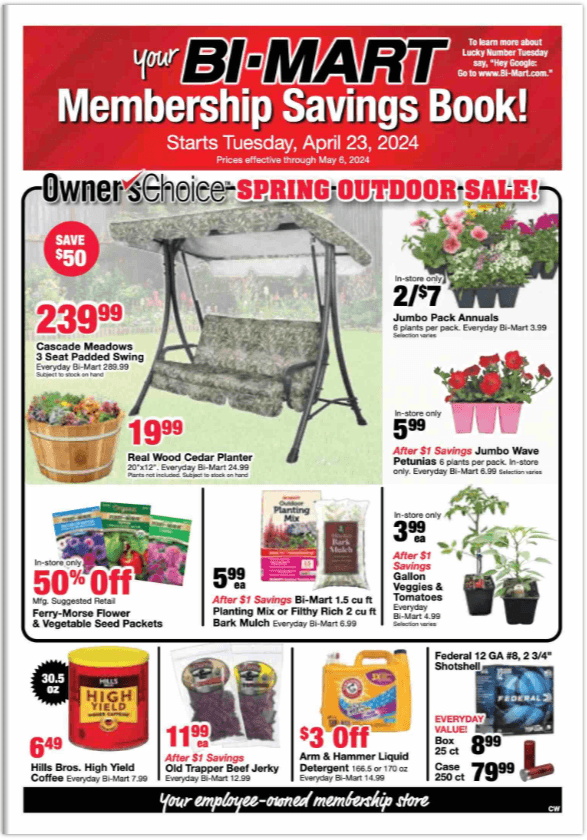Bi-Mart Weekly Ad Apr 23 – May 06, 2024