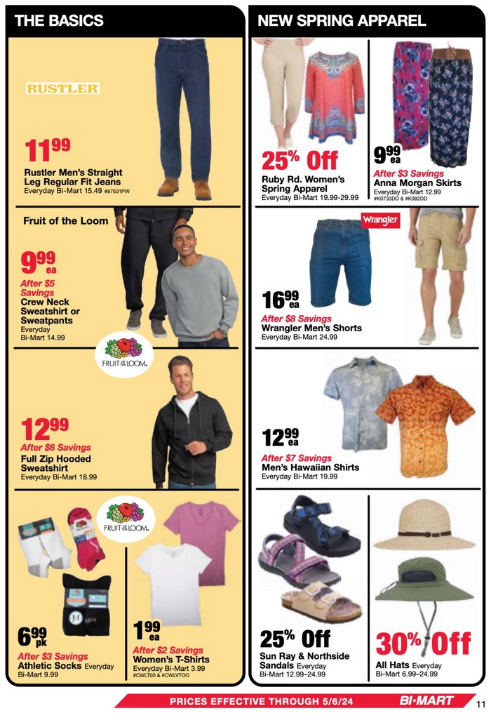 Bi-Mart Weekly Ad Apr 23 – May 06, 2024