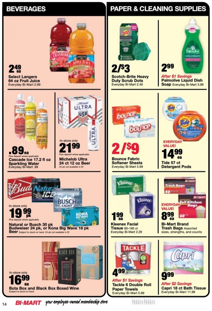 Bi-Mart Weekly Ad Apr 23 – May 06, 2024