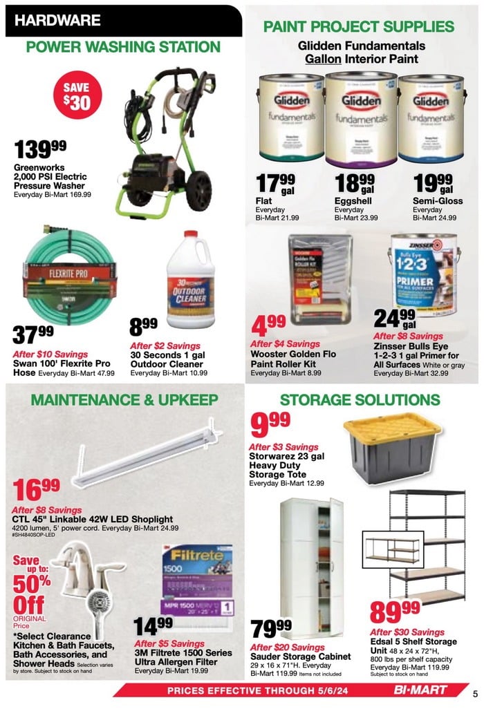 Bi-Mart Weekly Ad Apr 23 – May 06, 2024