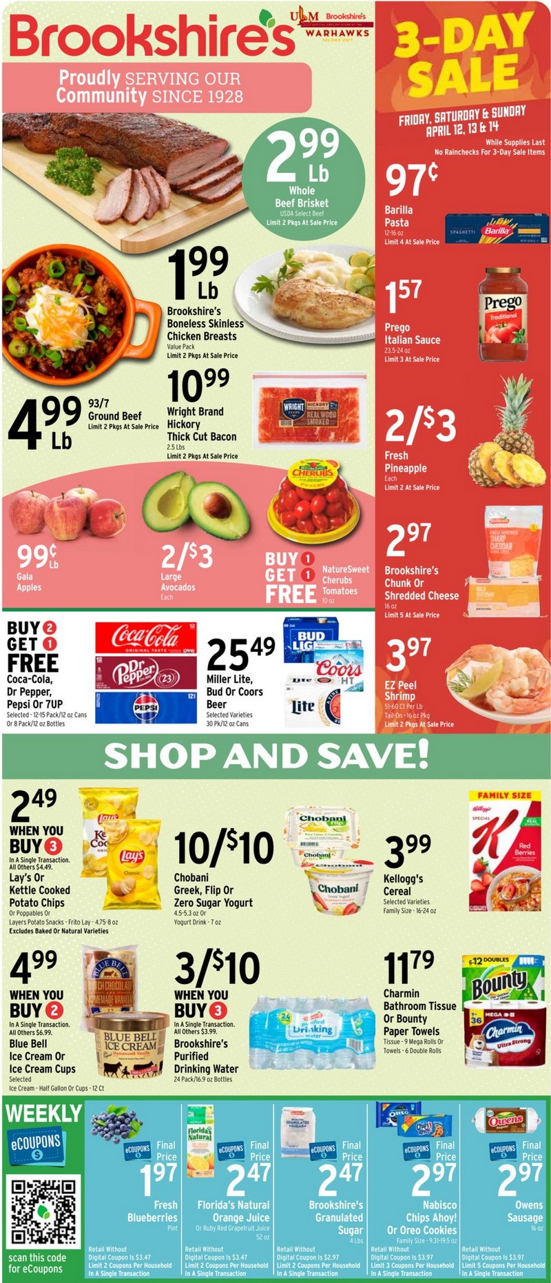 Brookshire's Weekly Ad Apr 10 – Apr 16, 2024