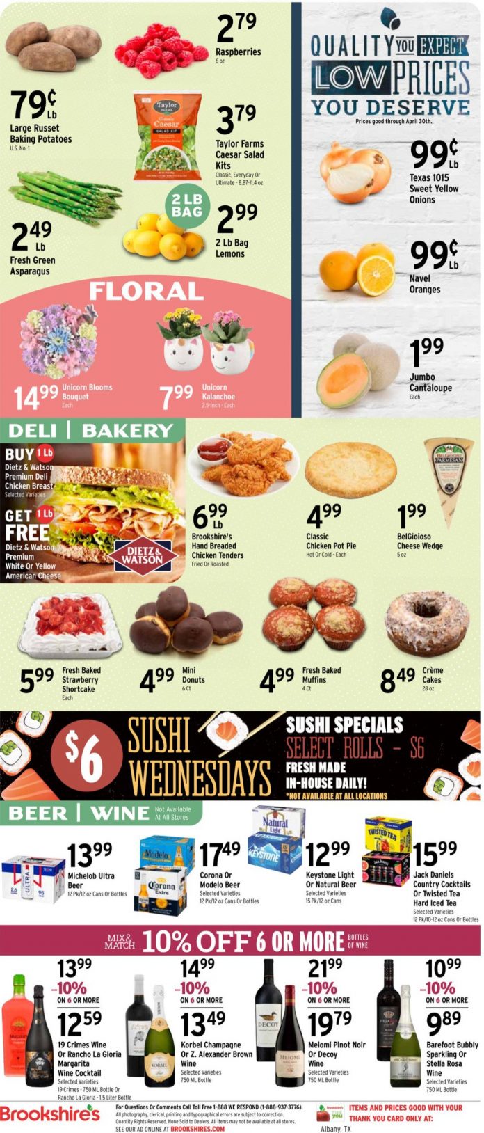 Brookshire's Weekly Ad Apr 10 – Apr 16, 2024