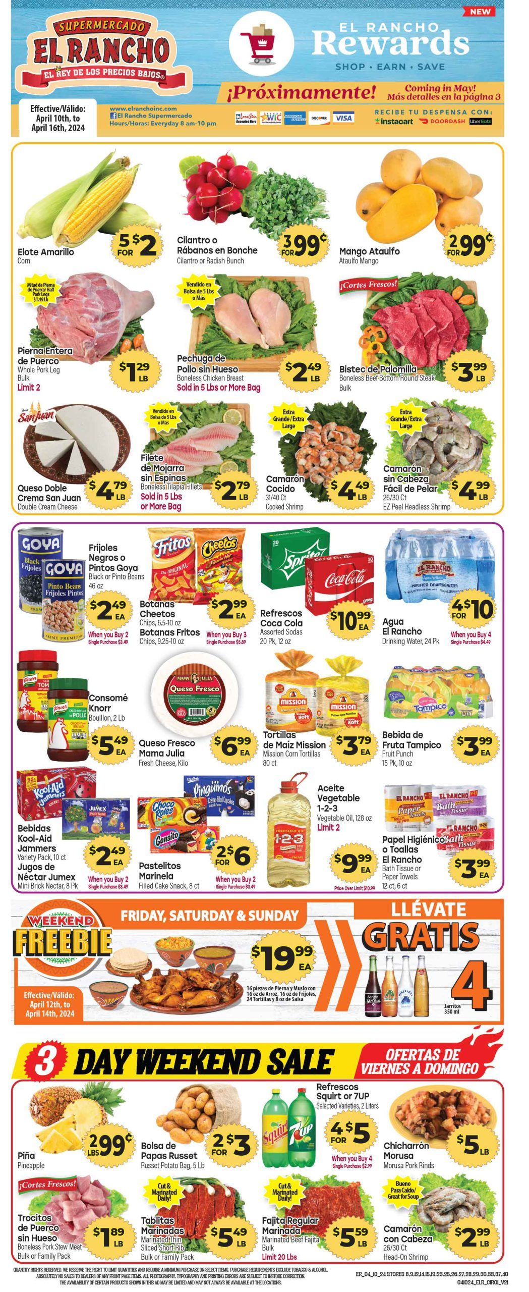 El Rancho Weekly Ad Apr 10 – Apr 16, 2024