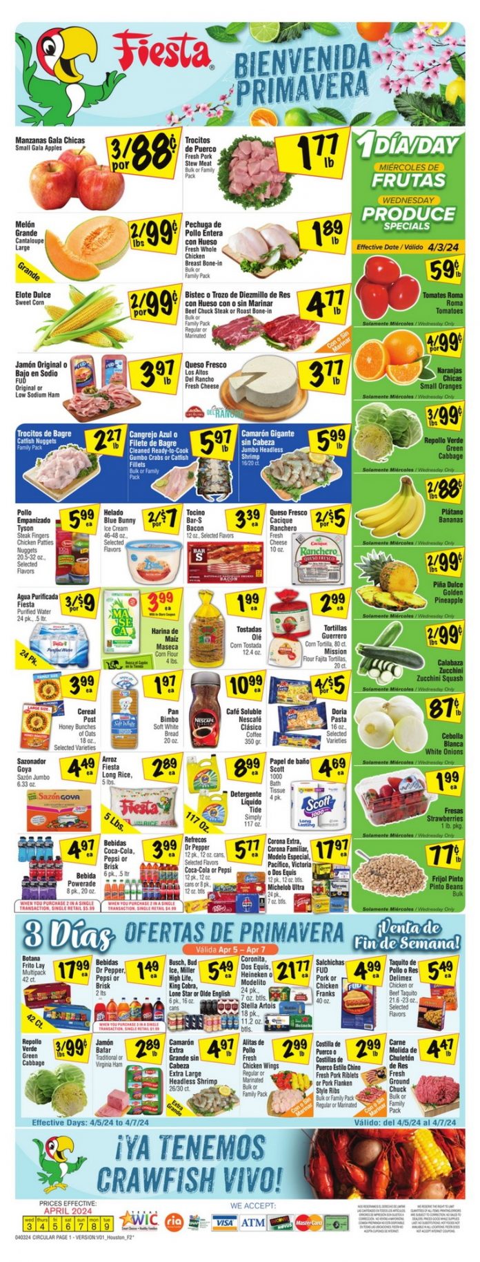 Fiesta Mart Weekly Ad Apr 03 – Apr 09, 2024