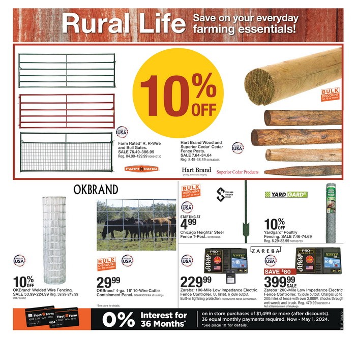 Fleet Farm Farming Essentials Ad Apr 18 – Apr 24, 2024