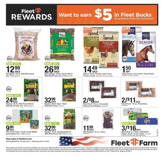Fleet Farm Weekly Ad Apr 04 – Apr 10, 2024
