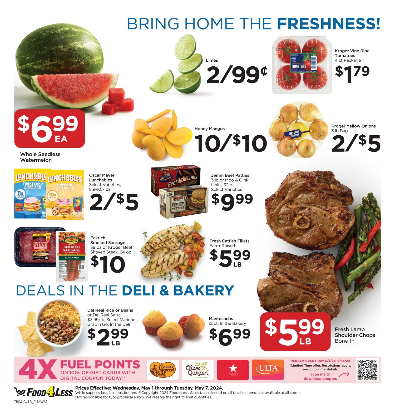 Food 4 Less Weekly Ad May 01 – May 07, 2024