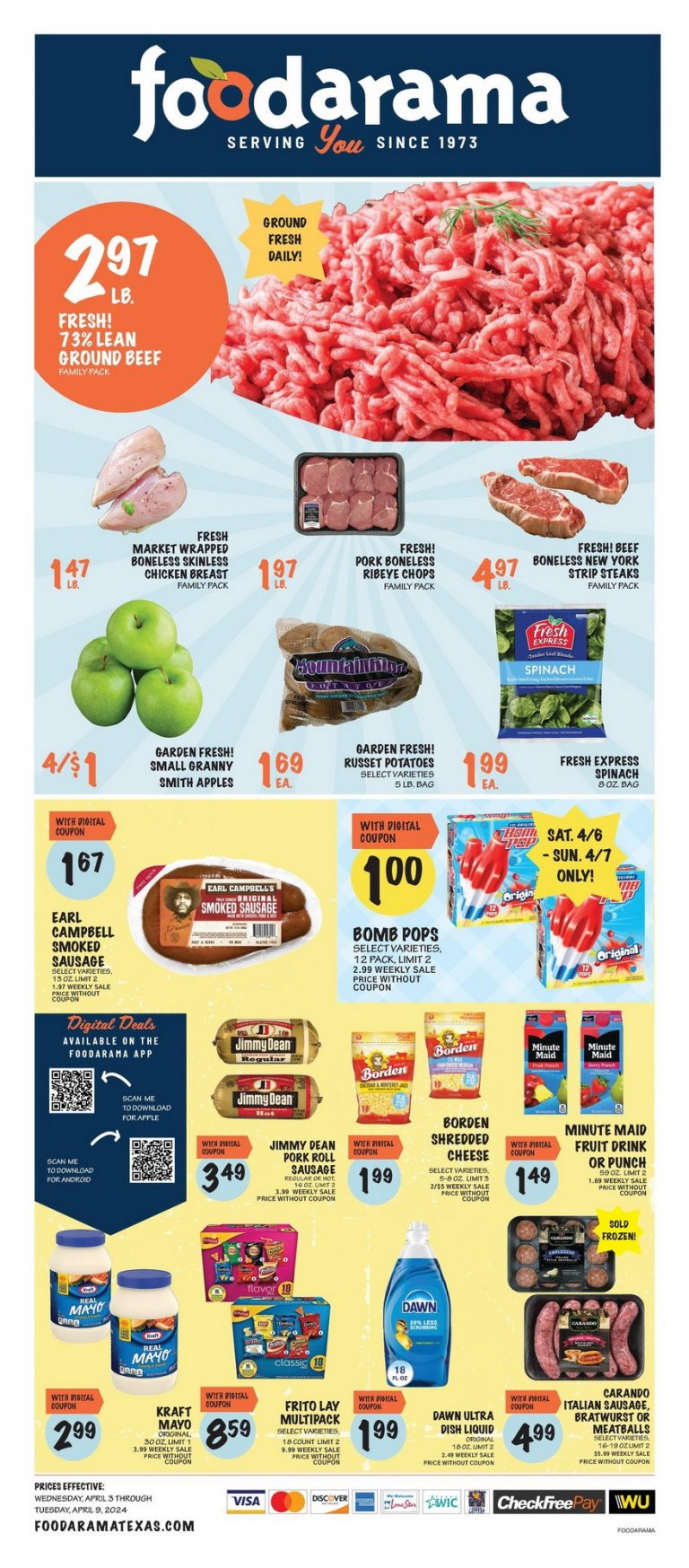 Foodarama Weekly Ad Apr 03 – Apr 09, 2024