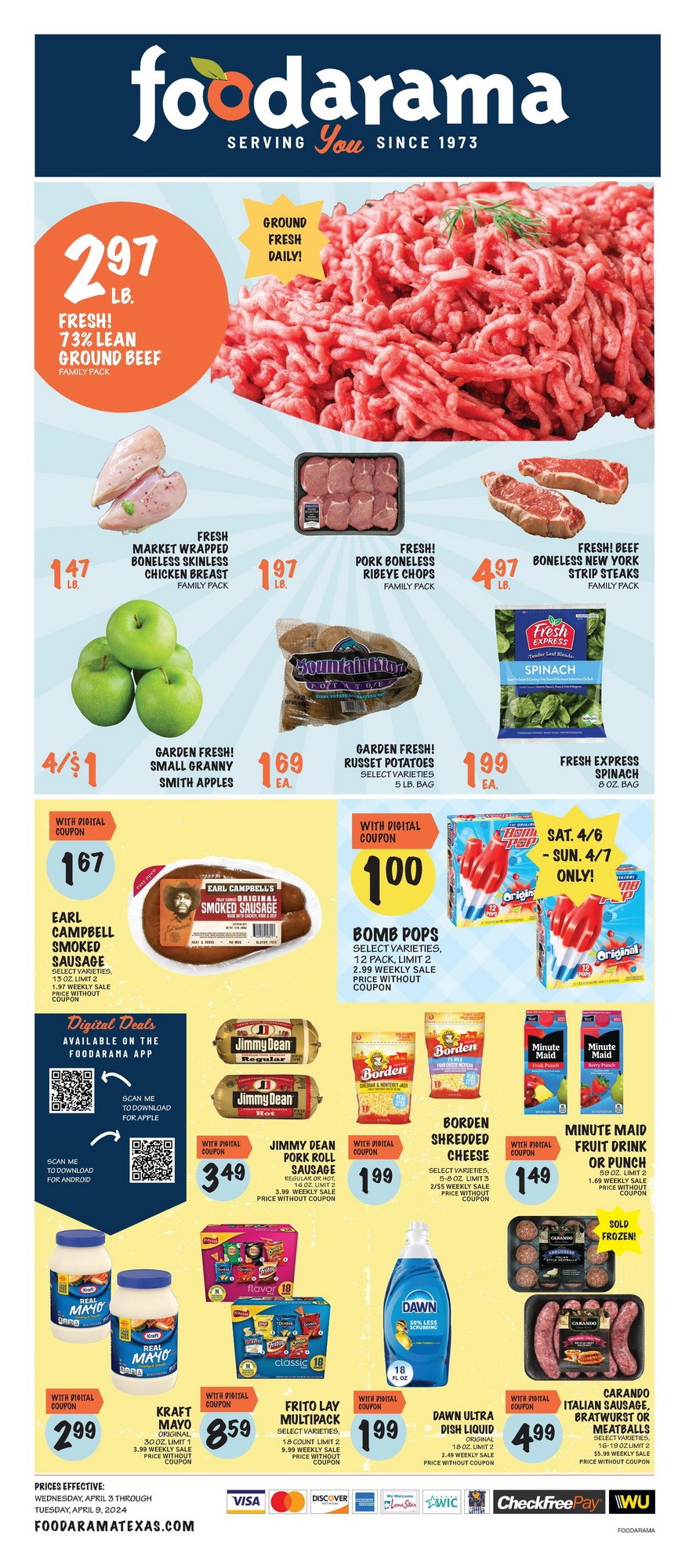 Foodarama Weekly Ad Apr 03 – Apr 09, 2024