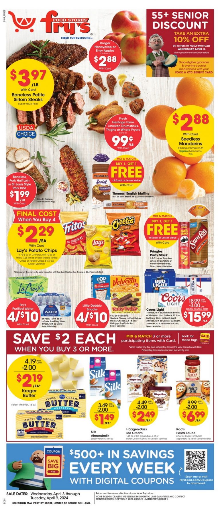 Fry's Food Weekly Ad Apr 03 – Apr 09, 2024