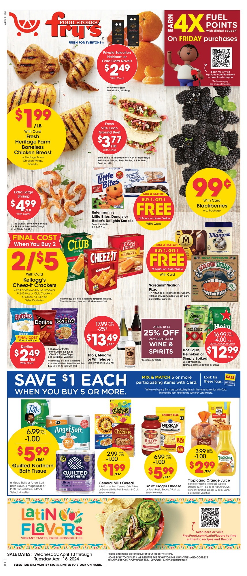 Fry's Food Weekly Ad Apr 10 – Apr 16, 2024