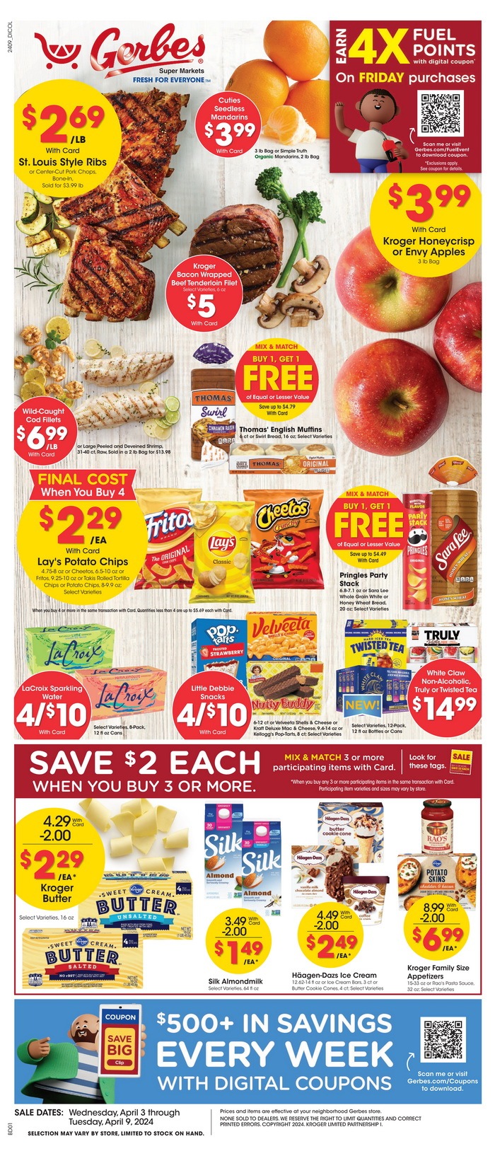 Gerbes Weekly Ad Apr 03 – Apr 09, 2024