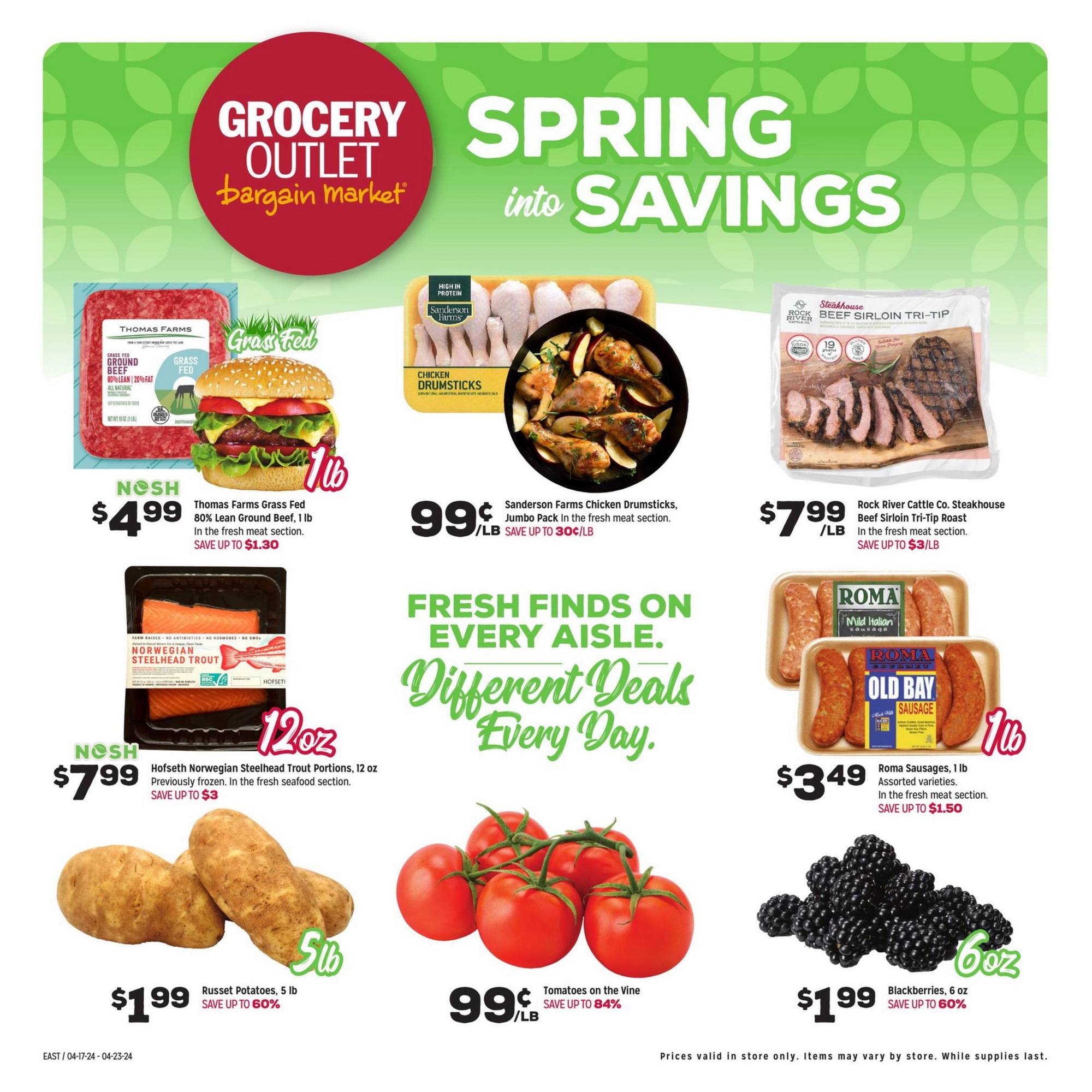 Grocery Outlet Weekly Ad Apr 17 – Apr 23, 2024