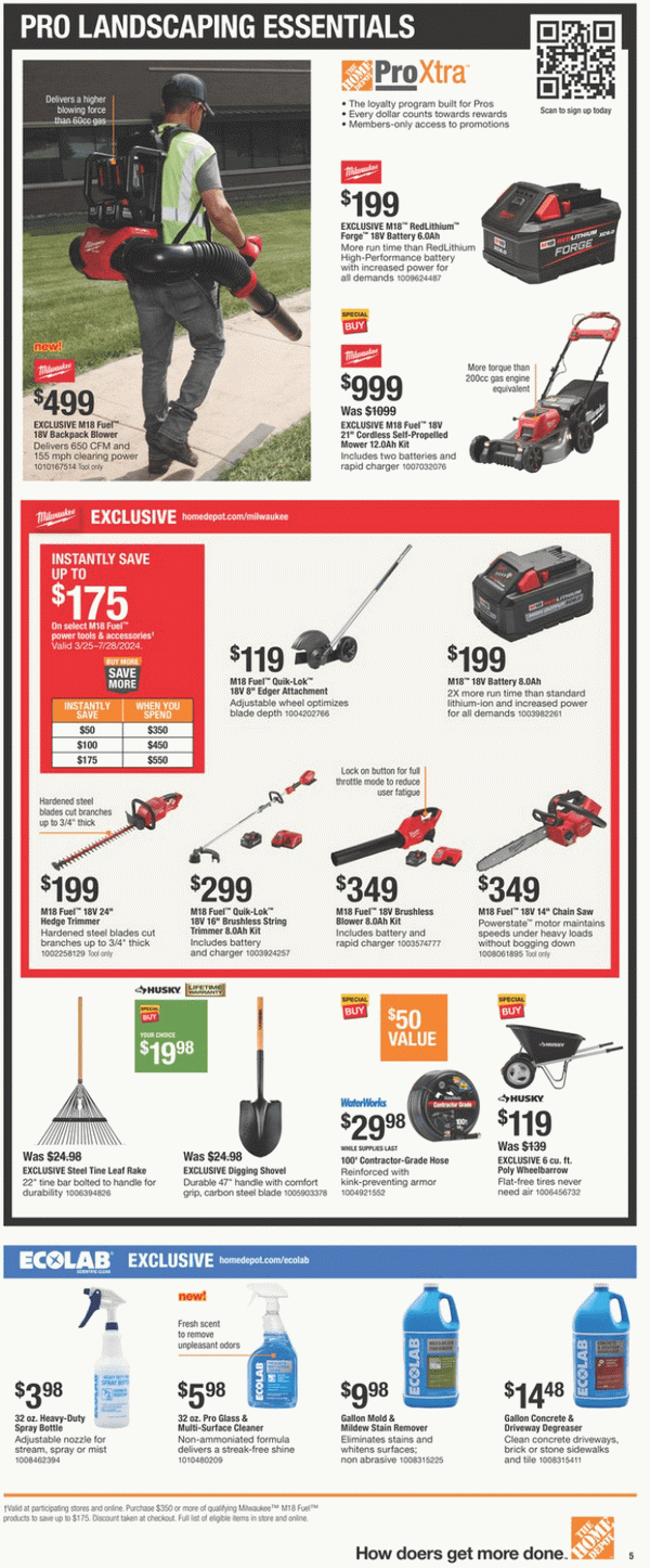 Home Depot Spring Event Apr 18 – Apr 28, 2024