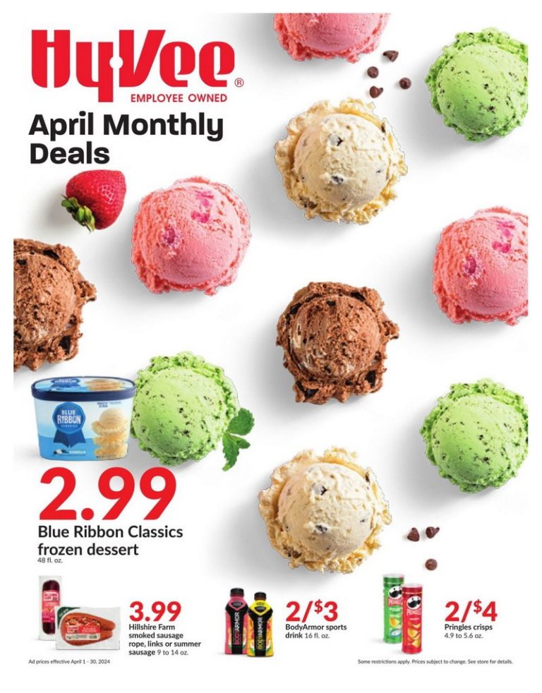 Hy-Vee Monthly Ad Apr 01 – May 01, 2024
