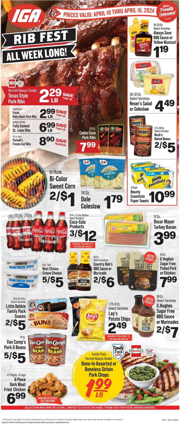 IGA Weekly Ad Apr 10 – Apr 16, 2024